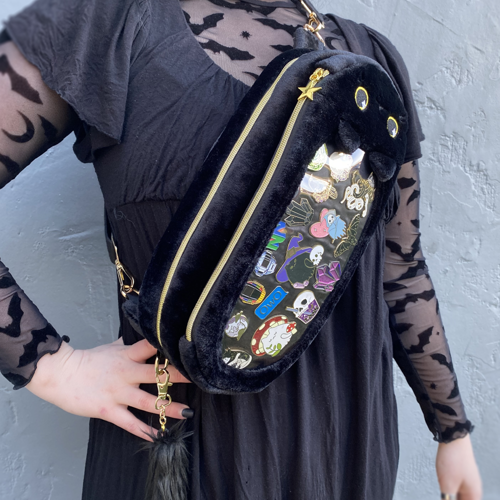 Plush Cat Ita Bag – Art by Kino